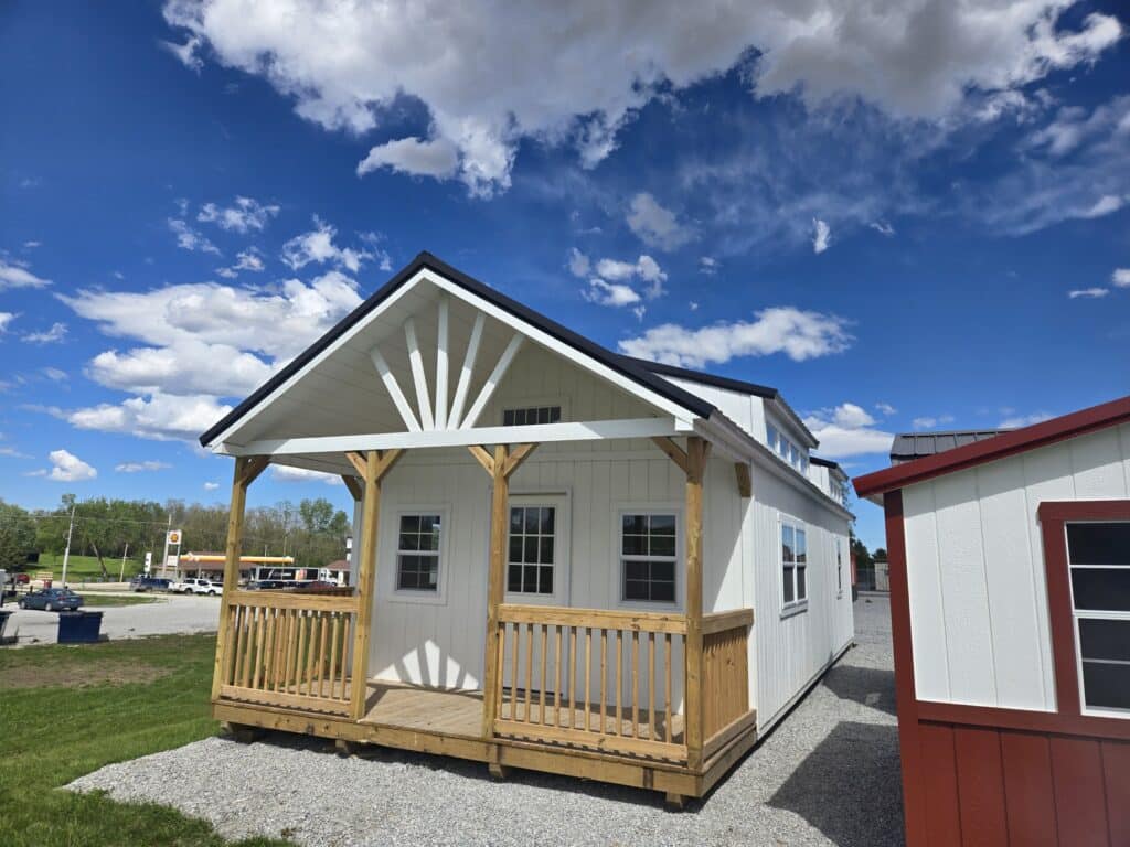 16x40 PreFab Swiss Cabin for Sale - Creative Backyards