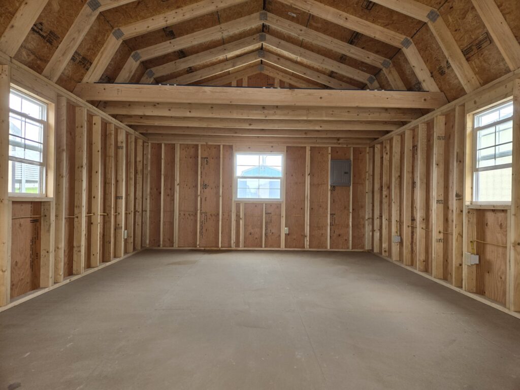 14x28 PreFab Lofted Cabin for Sale - Creative Backyards