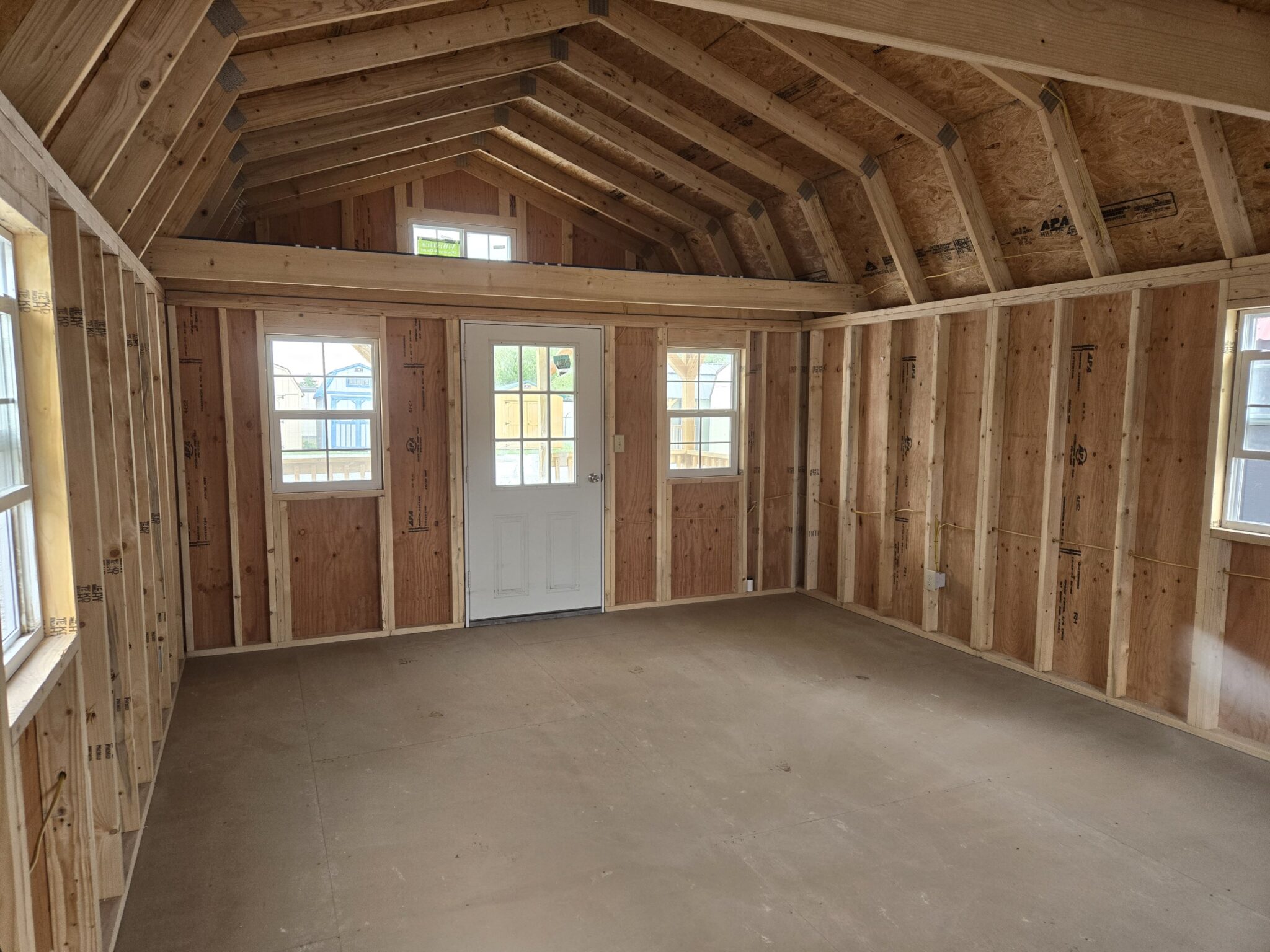 14x28 PreFab Lofted Cabin for Sale - Creative Backyards